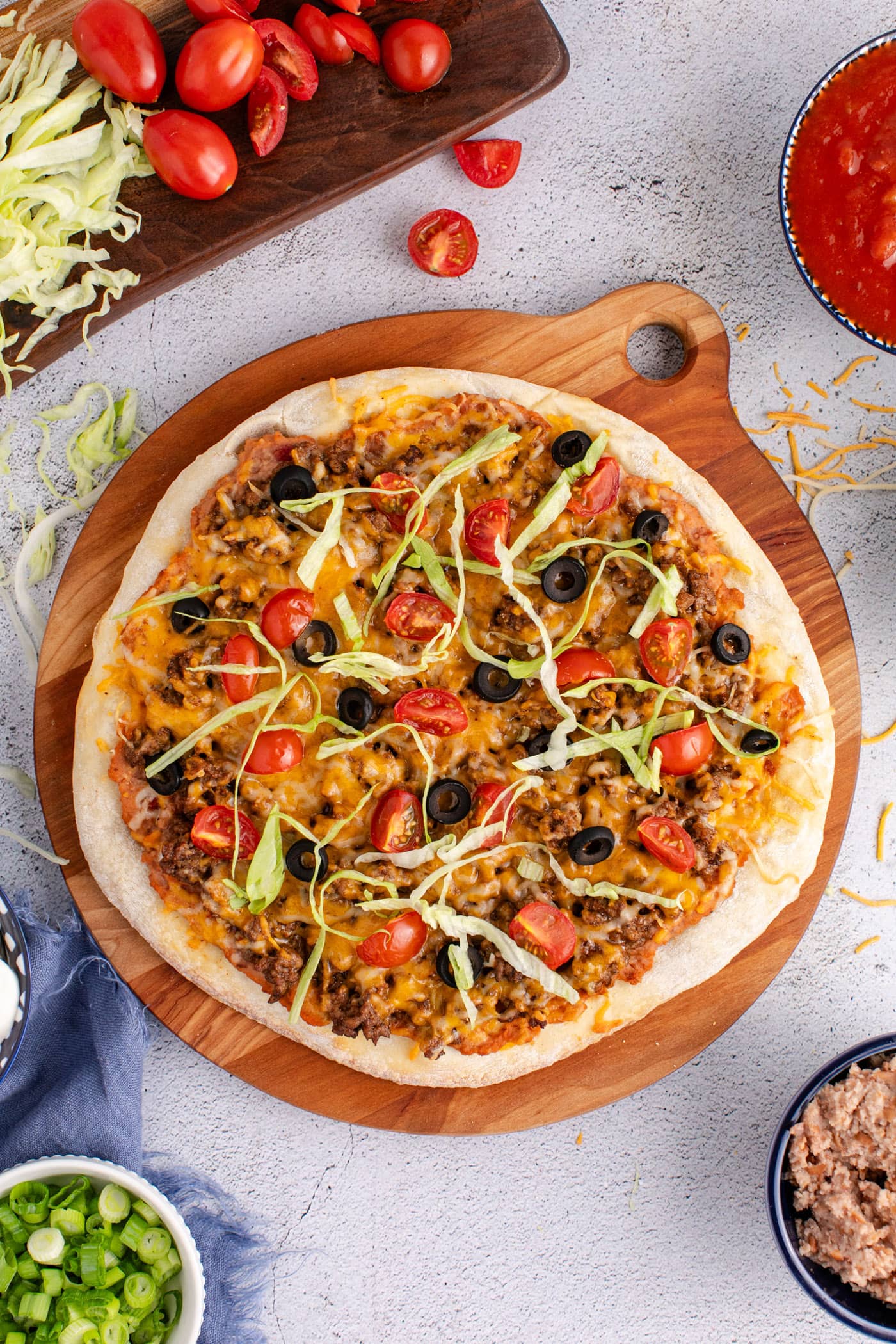 Taco Pizza - Amanda's Cookin'