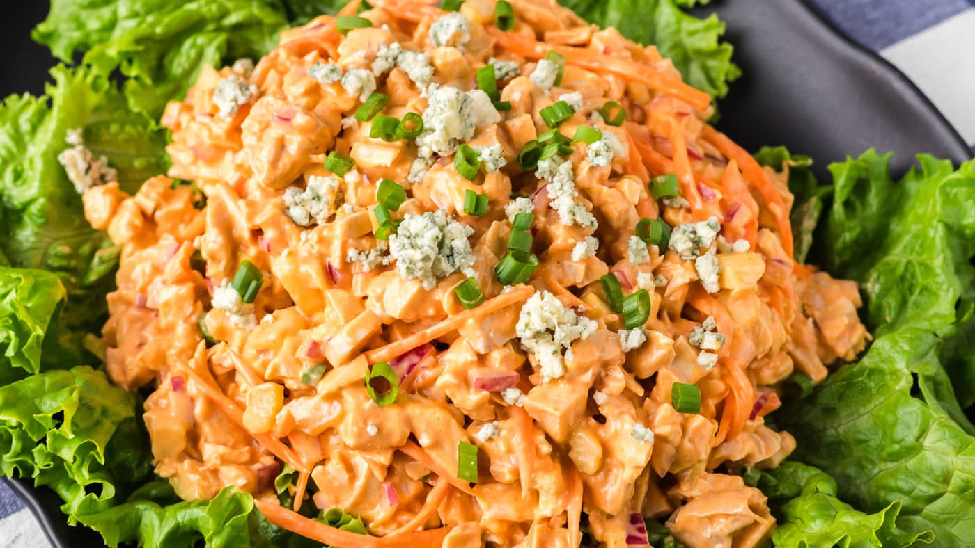Buffalo Chicken Salad - Amanda's Cookin' - Salads
