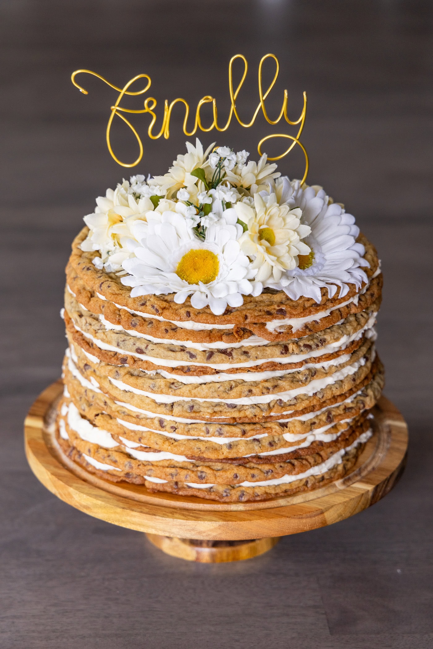 Chocolate Chip Cookie Tower - Amanda's Cookin' - Cake & Cupcakes