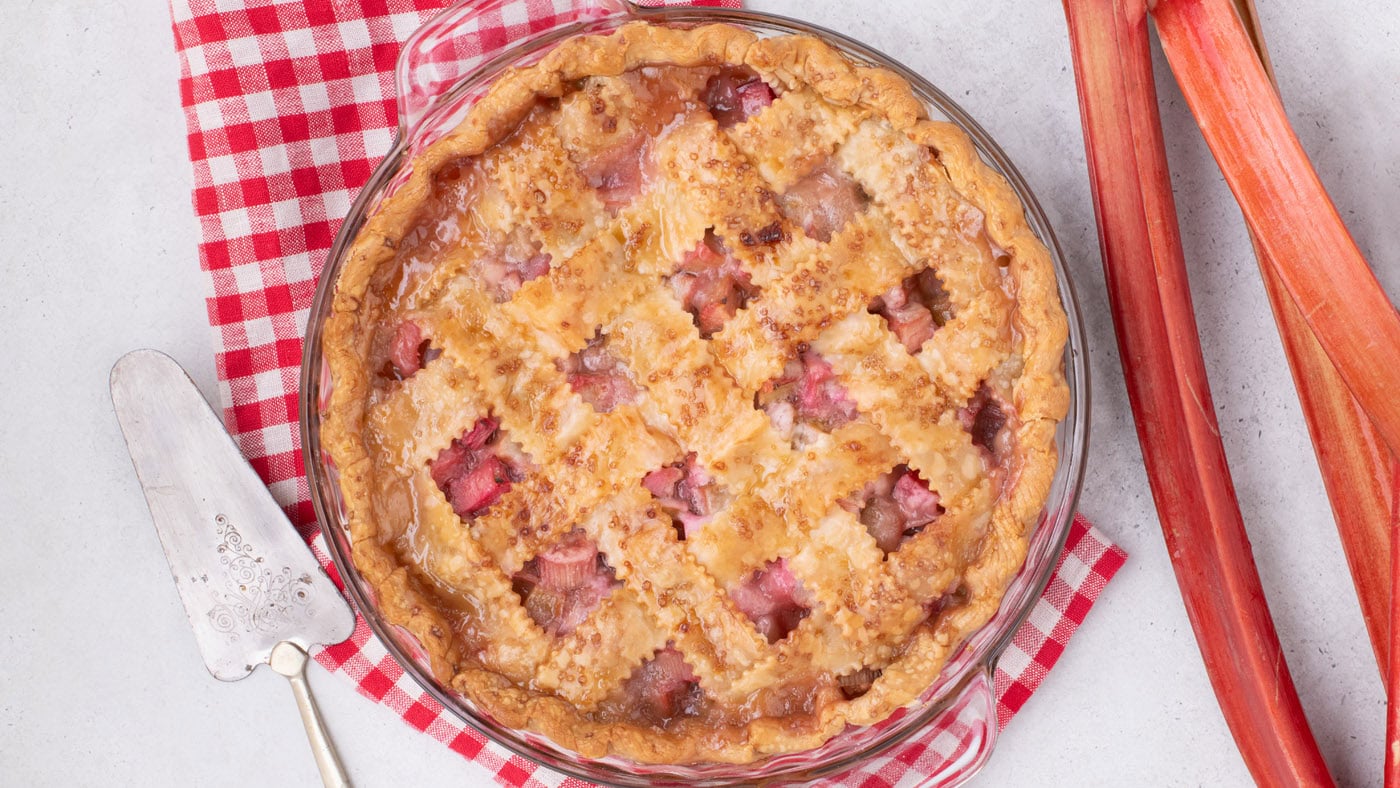 Rhubarb Pie - Amanda's Cookin' - Pies & Tarts