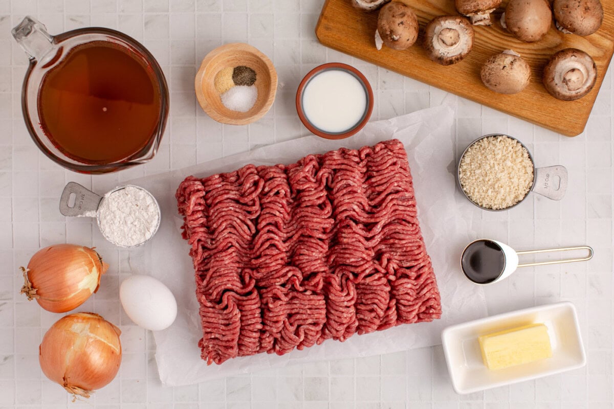 Salisbury Steak Meatballs - Amanda's Cookin' - Apps & Finger Foods