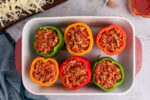 Turkey Stuffed Peppers - Amanda's Cookin' - Chicken & Poultry