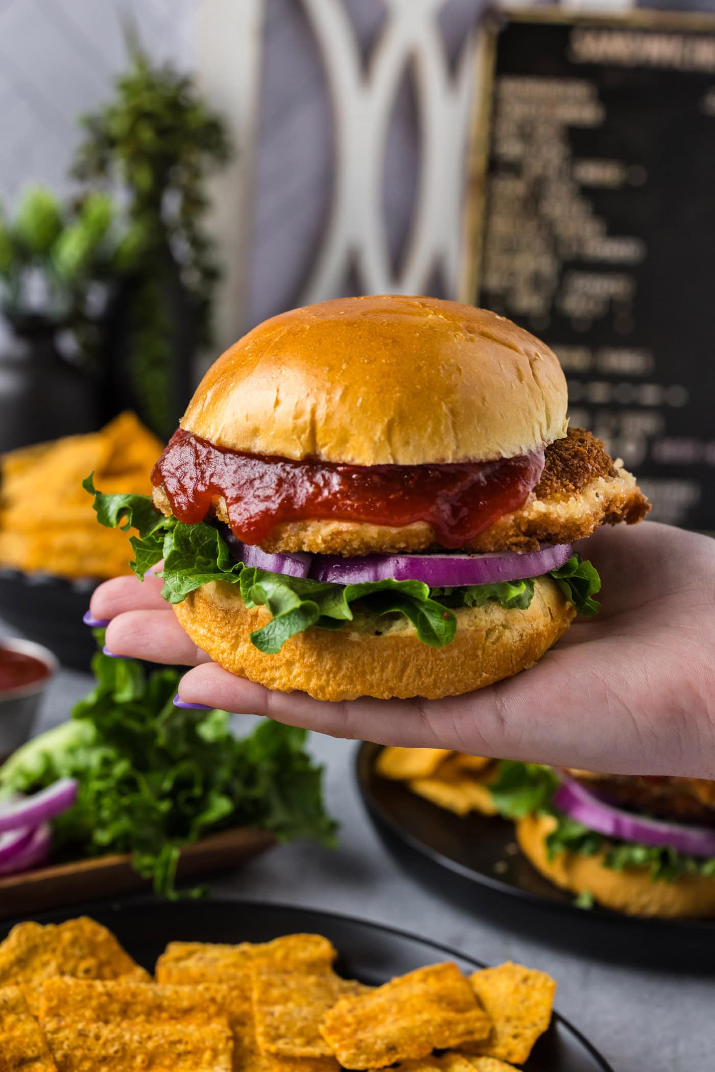 Shrimp Burger - Amanda's Cookin' - Shrimp Recipes