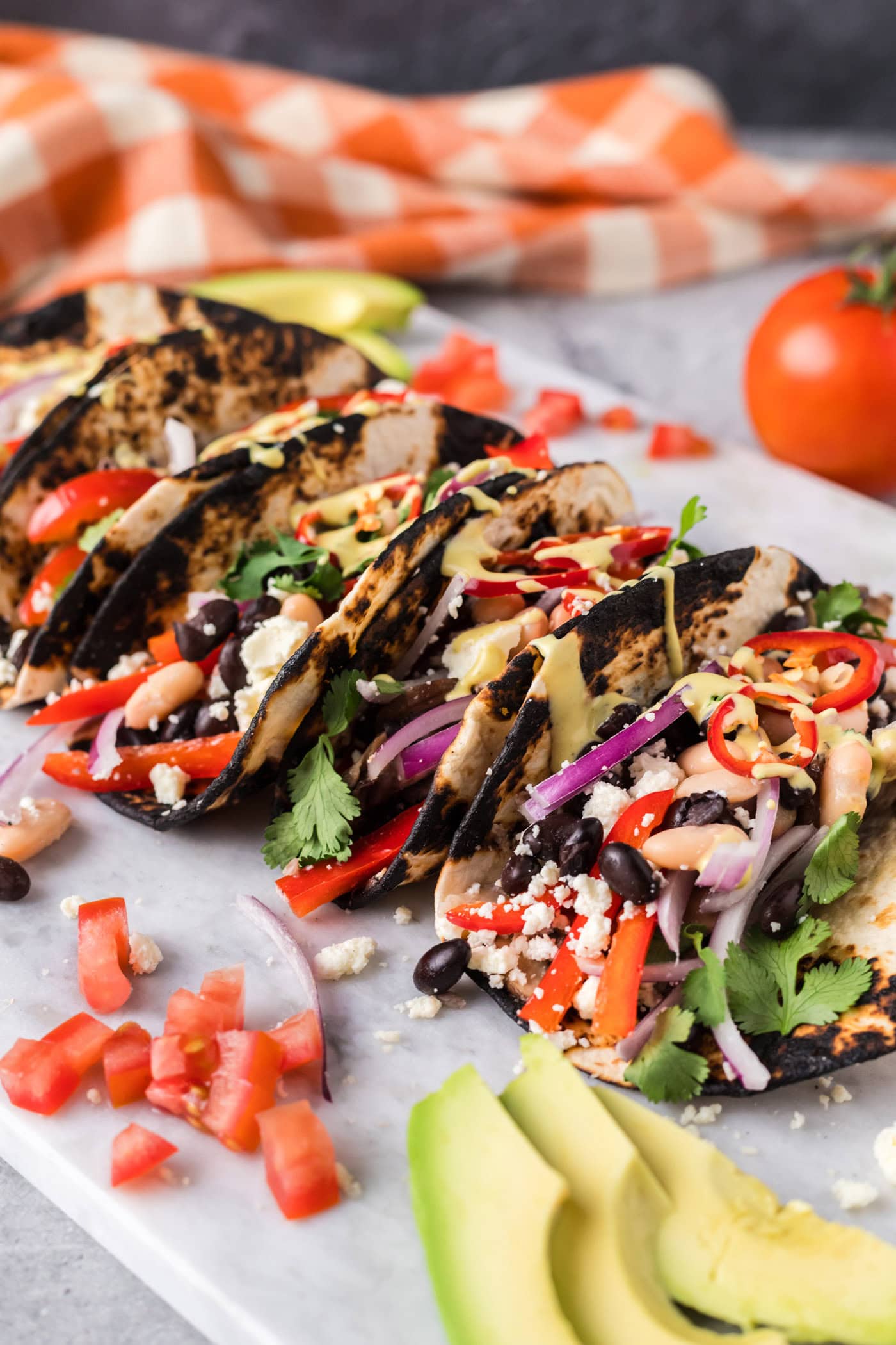 Vegetarian Tacos - Amanda's Cookin' - Meatless & Vegetarian