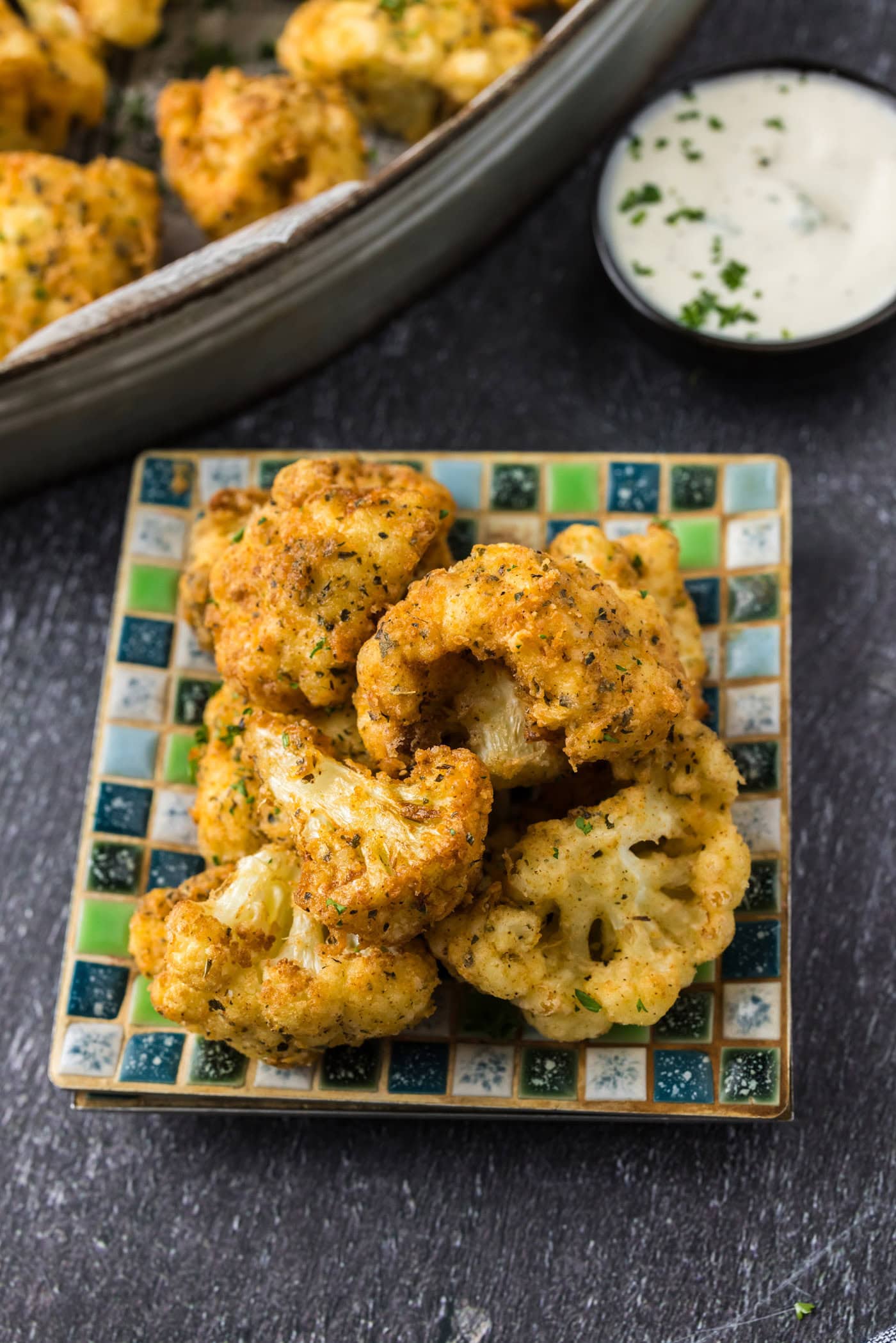 Fried Cauliflower - Amanda's Cookin' - Apps & Finger Foods