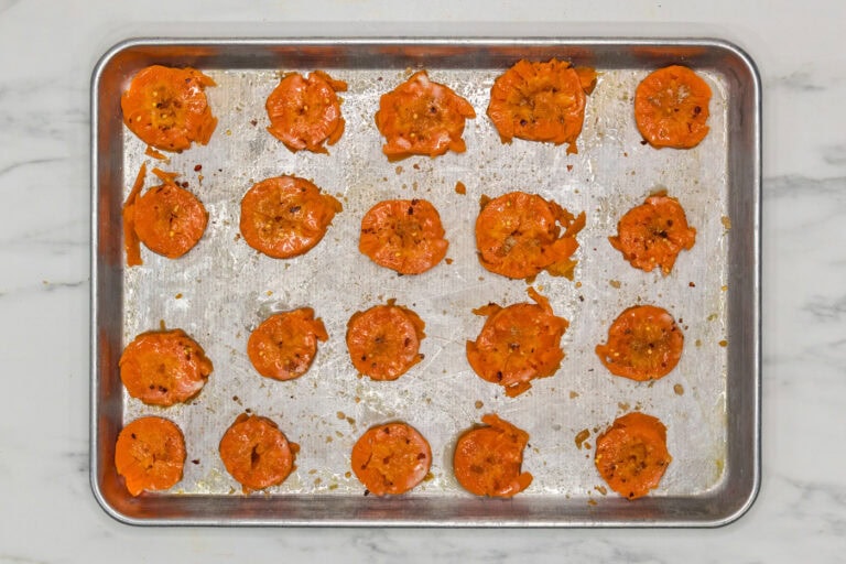 Smashed Carrots - Amanda's Cookin' - Carrot Recipes