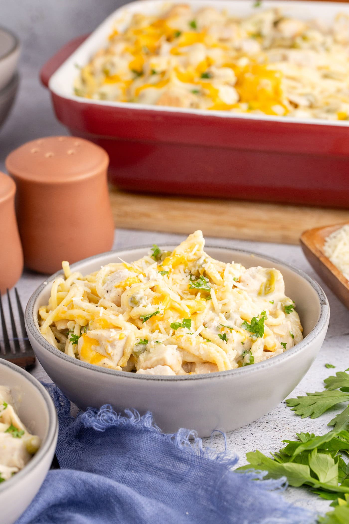Turkey Tetrazzini - Amanda's Cookin' - Casseroles