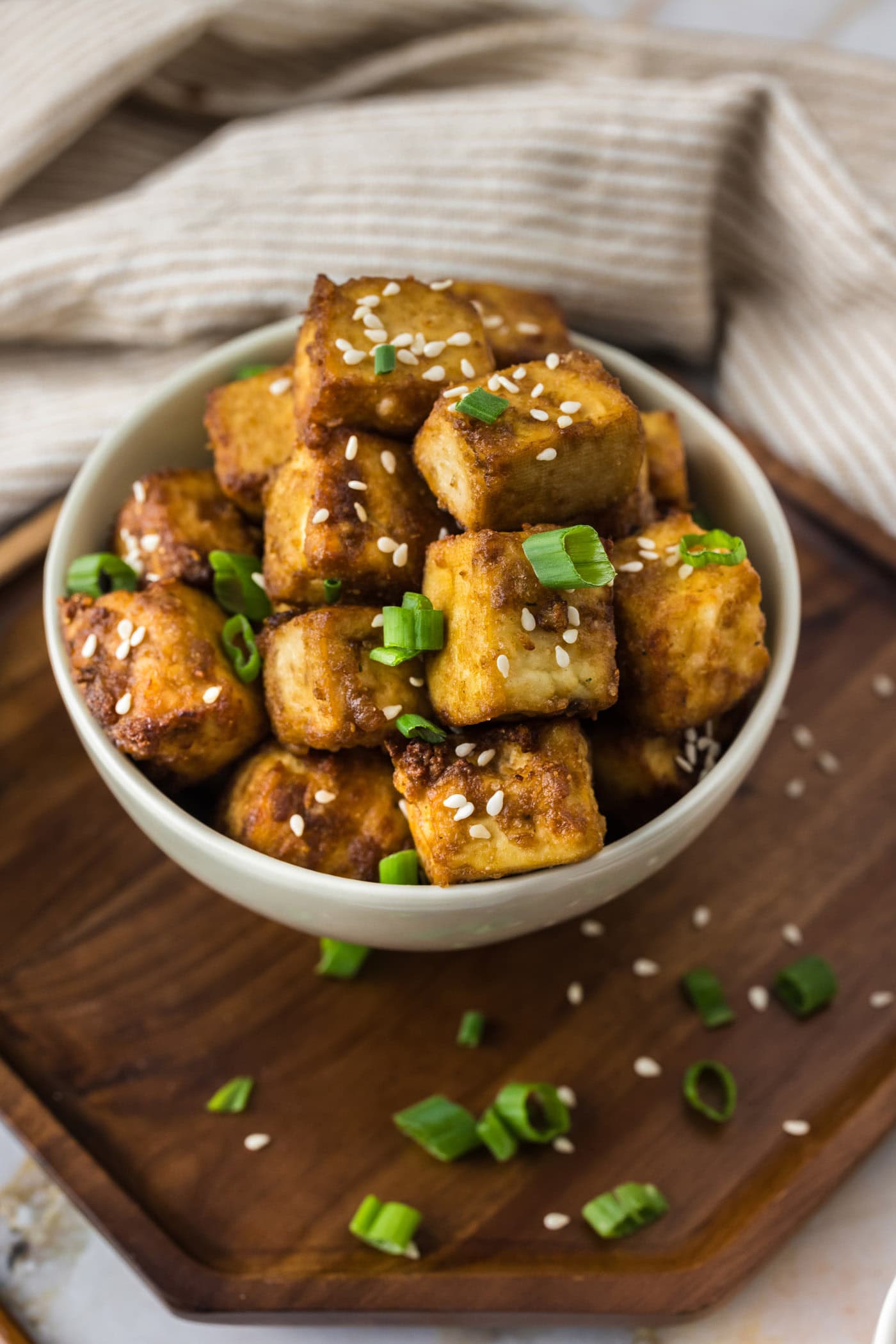 Air Fryer Tofu - Amanda's Cookin' - Air Fryer Recipes