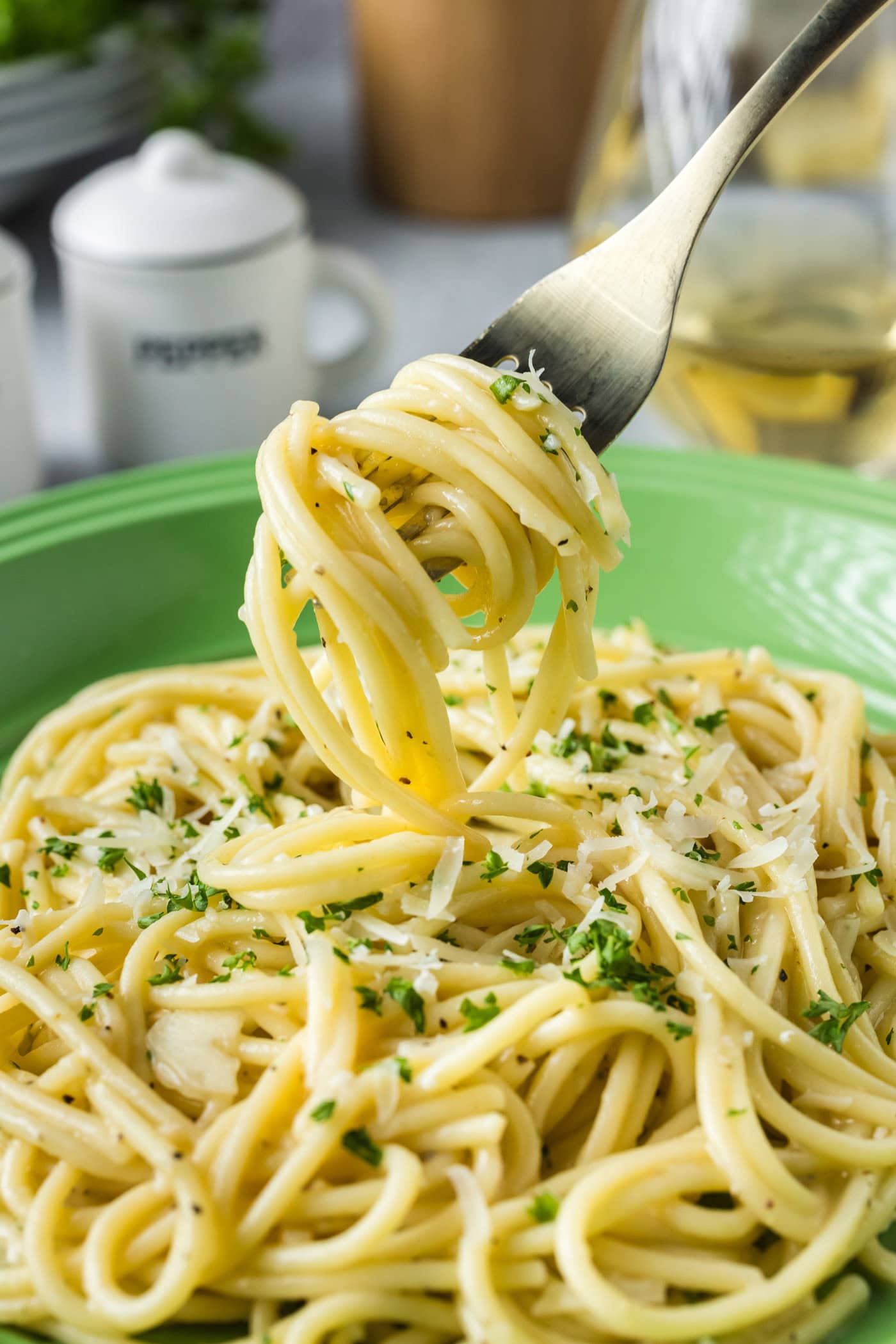 Garlic Butter Pasta - Amanda's Cookin' - Pasta