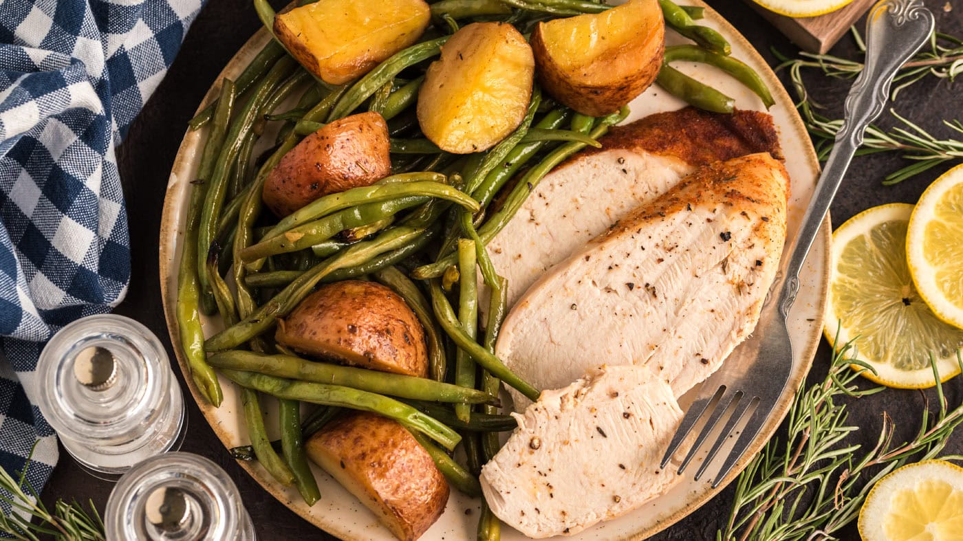 Slow Roasted Sticky Chicken - Amanda's Cookin' - Chicken & Poultry