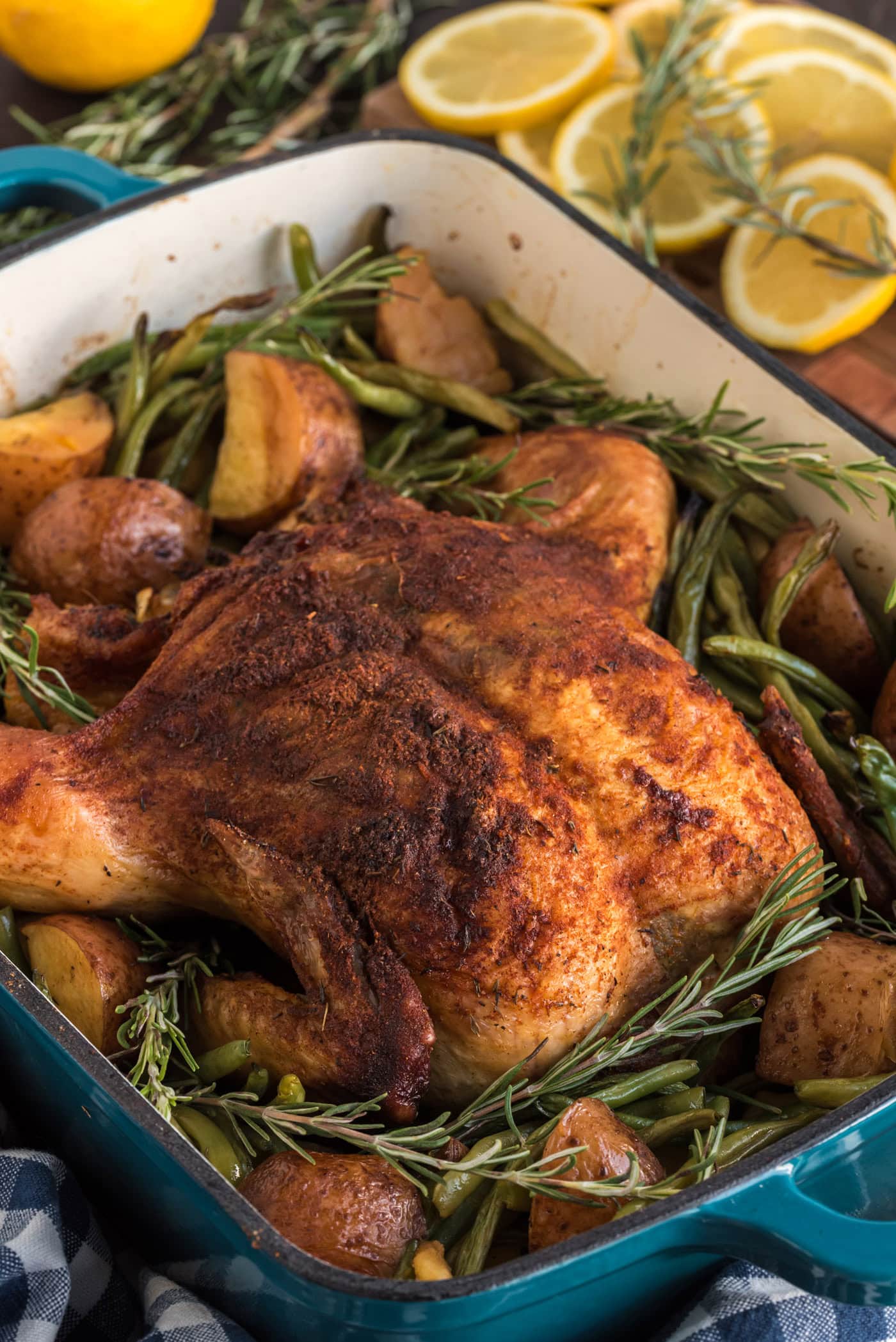 Slow Roasted Sticky Chicken - Amanda's Cookin' - Chicken & Poultry