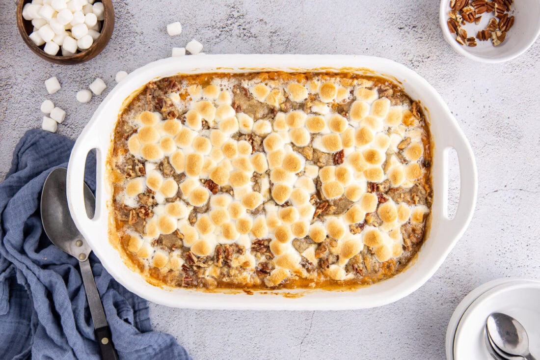 Sweet Potato Casserole - Amanda's Cookin' - Thanksgiving