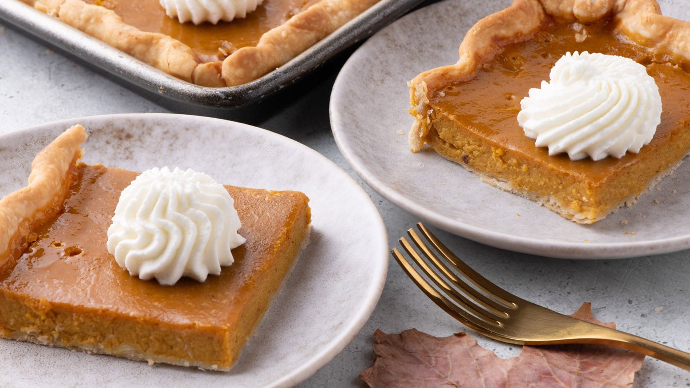 Pumpkin Slab Pie - Amanda's Cookin' - Pies & Tarts