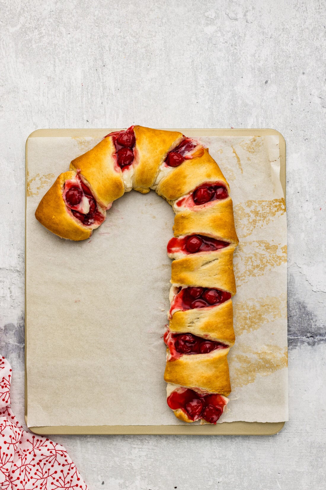 Candy Cane Danish - Amanda's Cookin' - Christmas