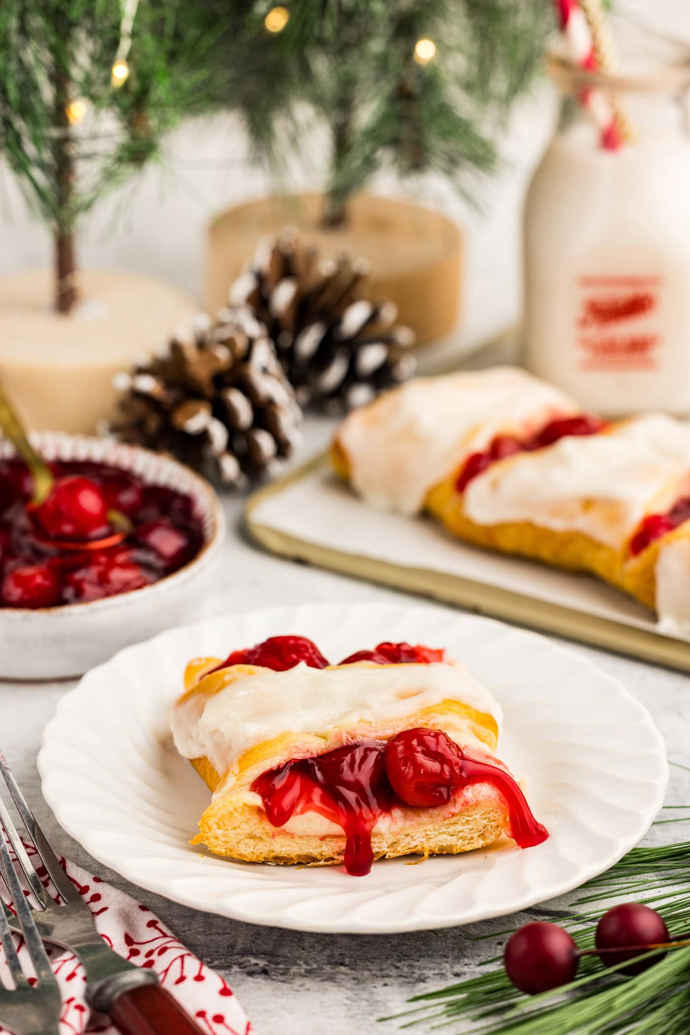 Candy Cane Danish - Amanda's Cookin' - Christmas