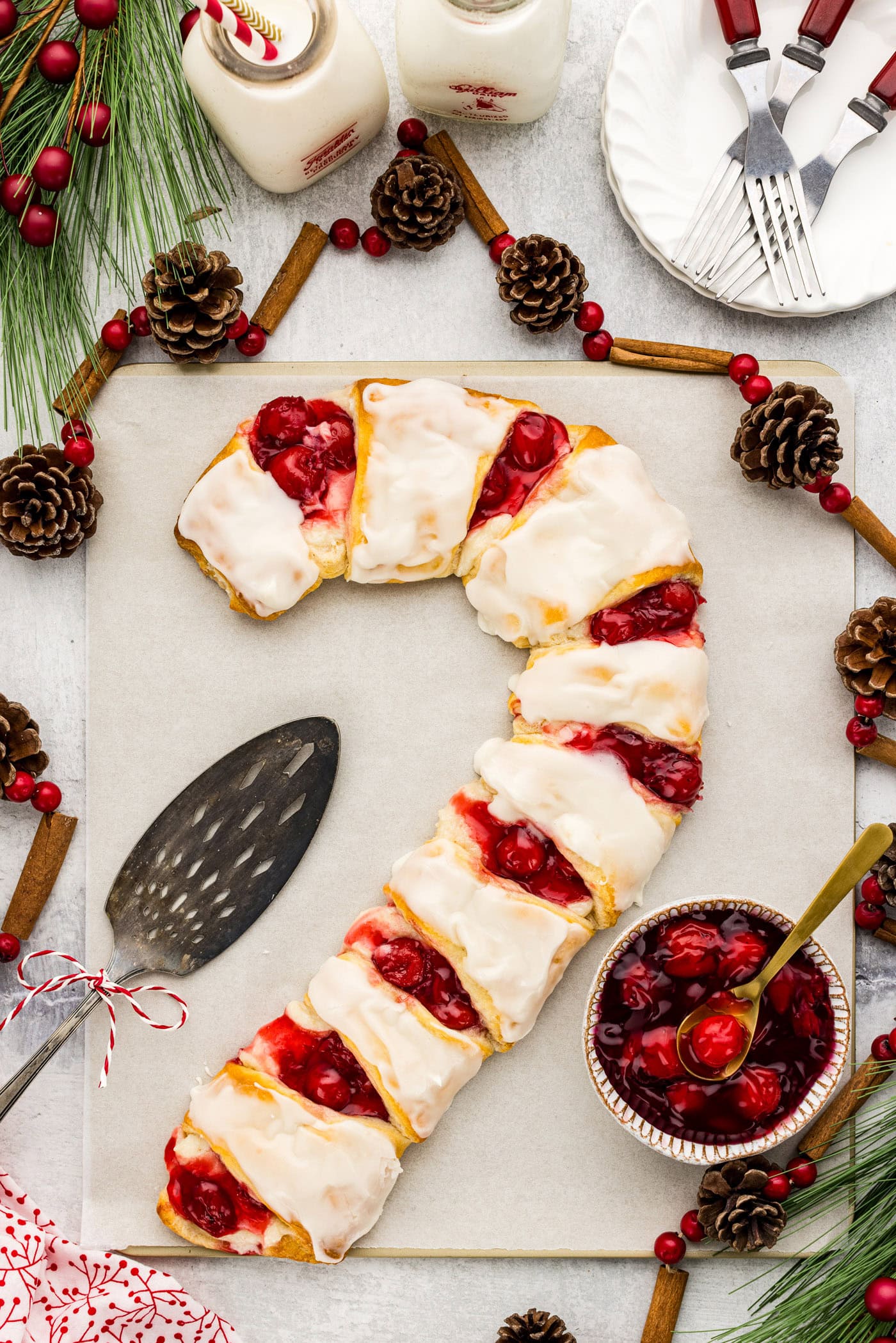 Candy Cane Danish - Amanda's Cookin' - Christmas