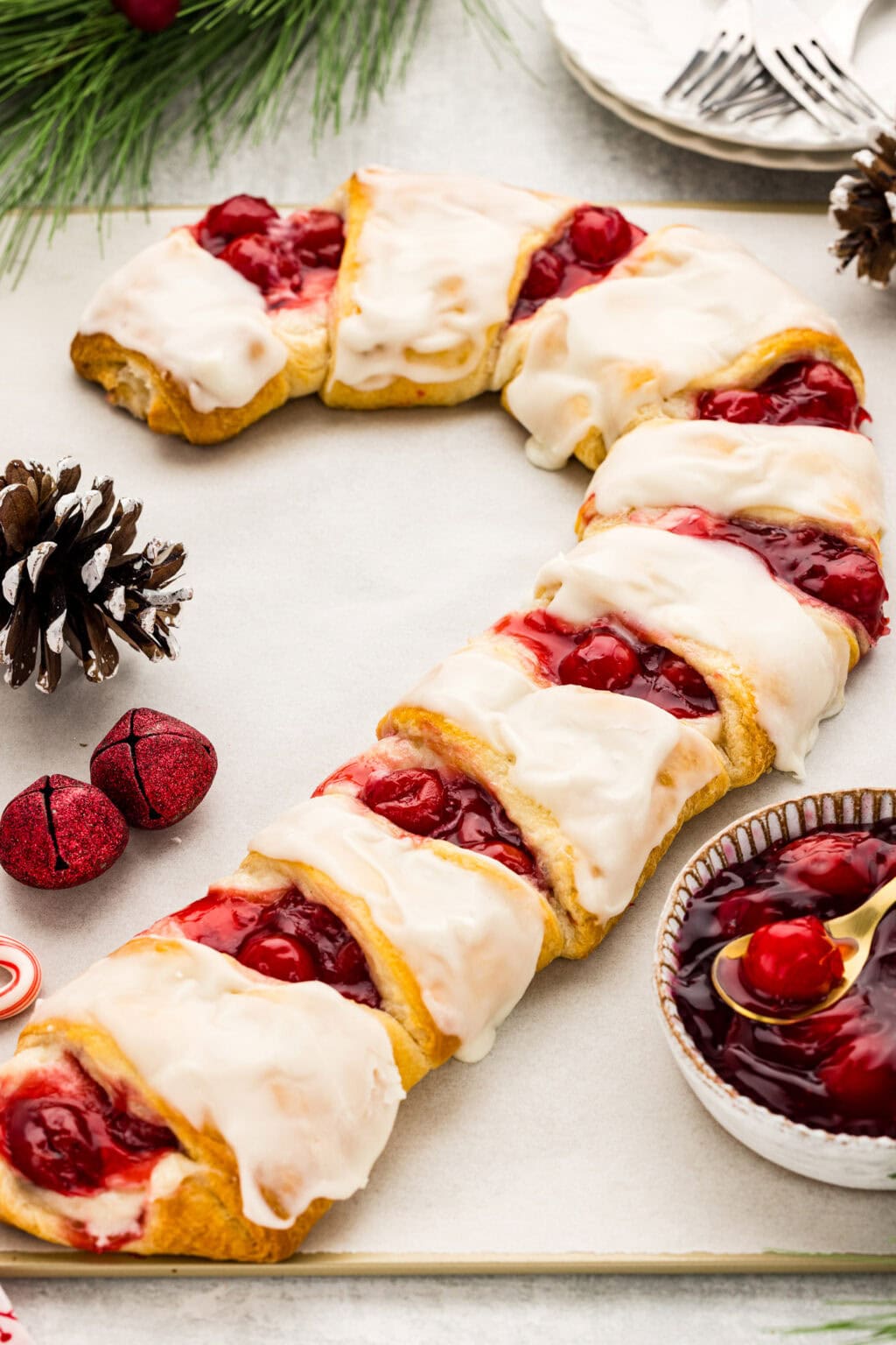 Candy Cane Danish - Amanda's Cookin' - Christmas