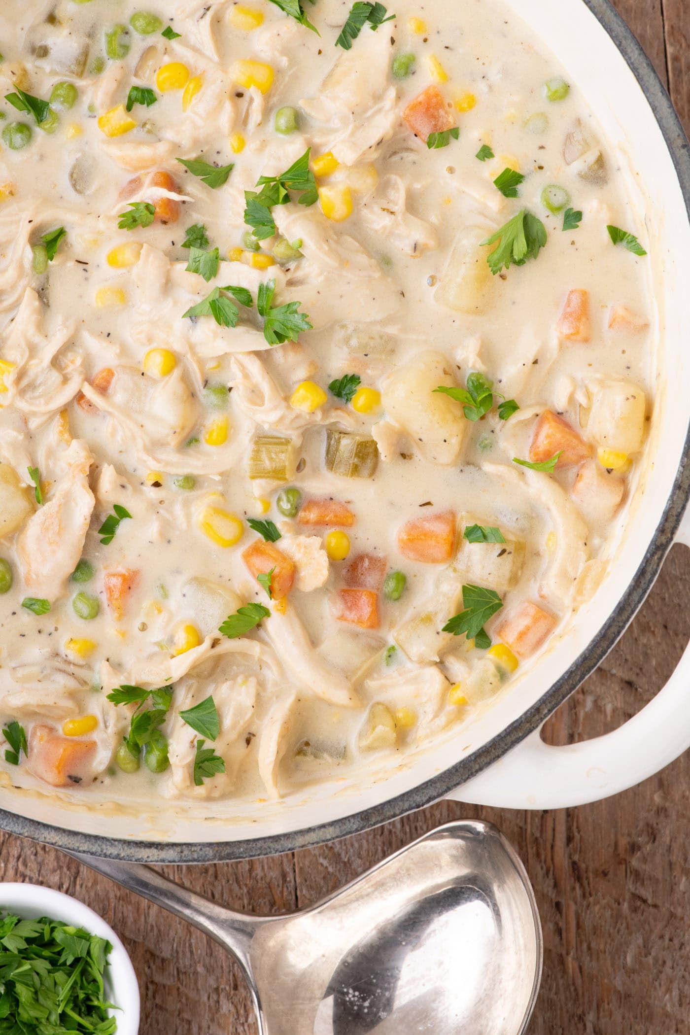 Chicken Pot Pie Soup - Amanda's Cookin' - Chicken & Poultry
