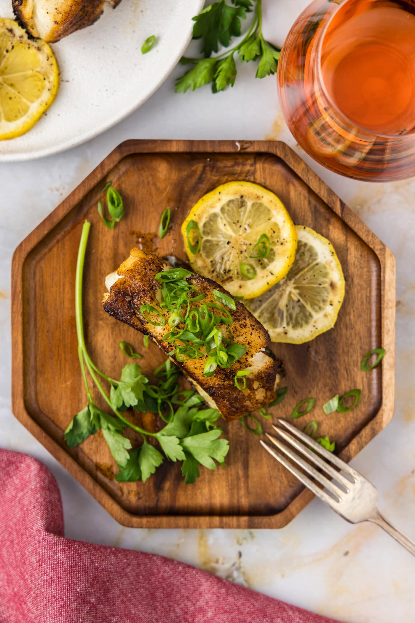 Pan Seared Chilean Sea Bass - Amanda's Cookin' - Fish & Seafood