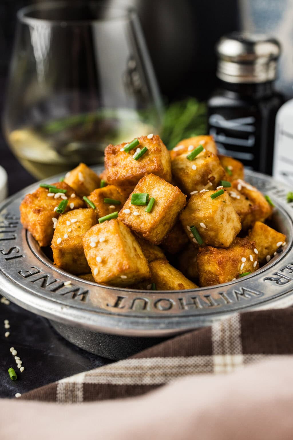 Fried Tofu - Amanda's Cookin' - Meatless & Vegetarian