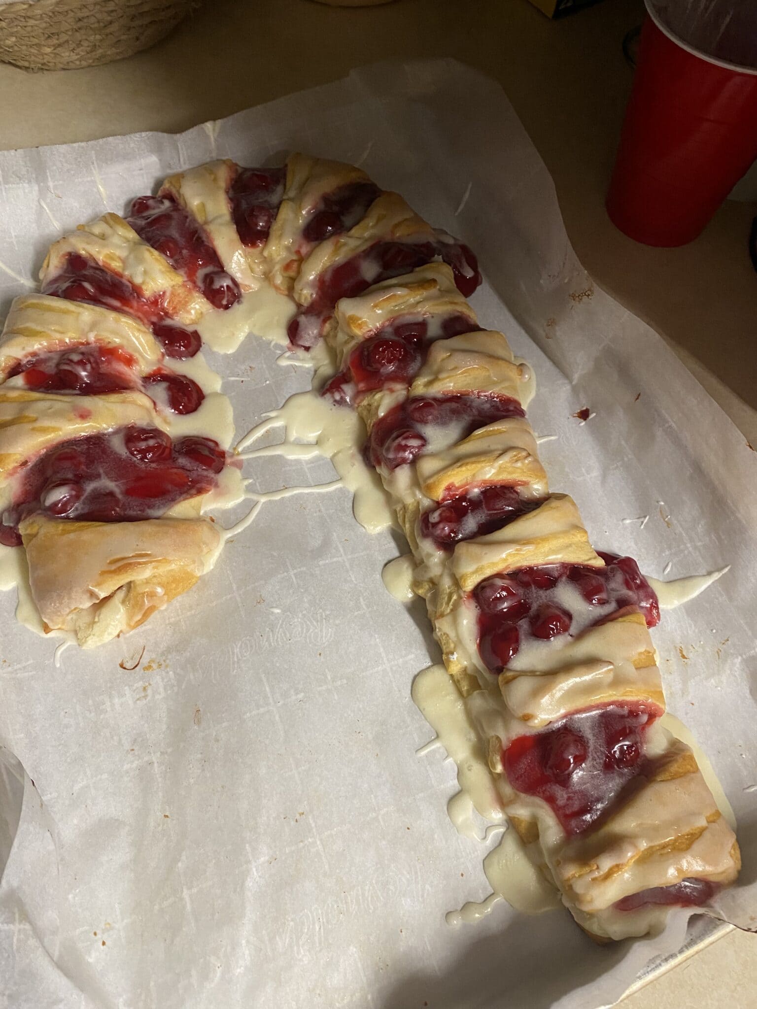 Candy Cane Danish - Amanda's Cookin' - Christmas
