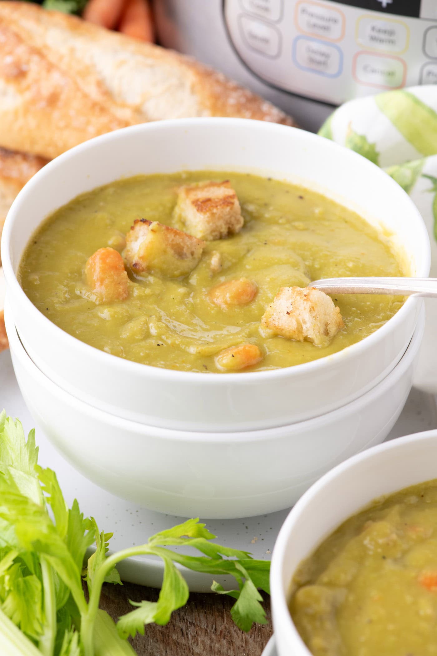 Instant Pot Split Pea Soup - Amanda's Cookin' - Instant Pot