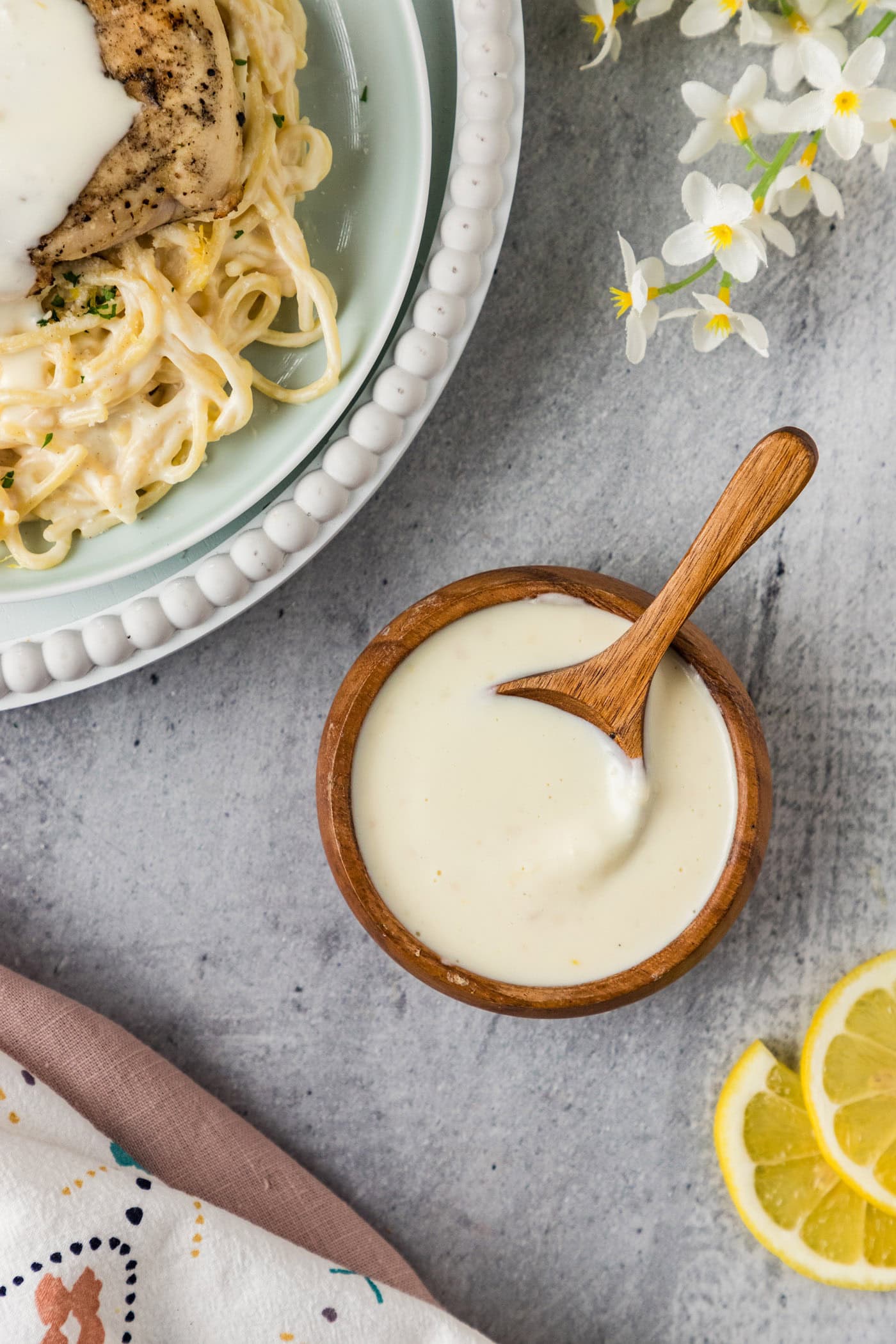Lemon Cream Sauce - Amanda's Cookin' - Condiments