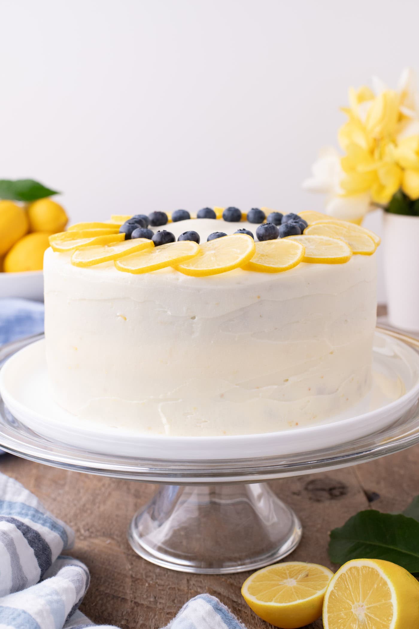 Lemon Poppy Seed Cake - Amanda's Cookin' - Cake & Cupcakes
