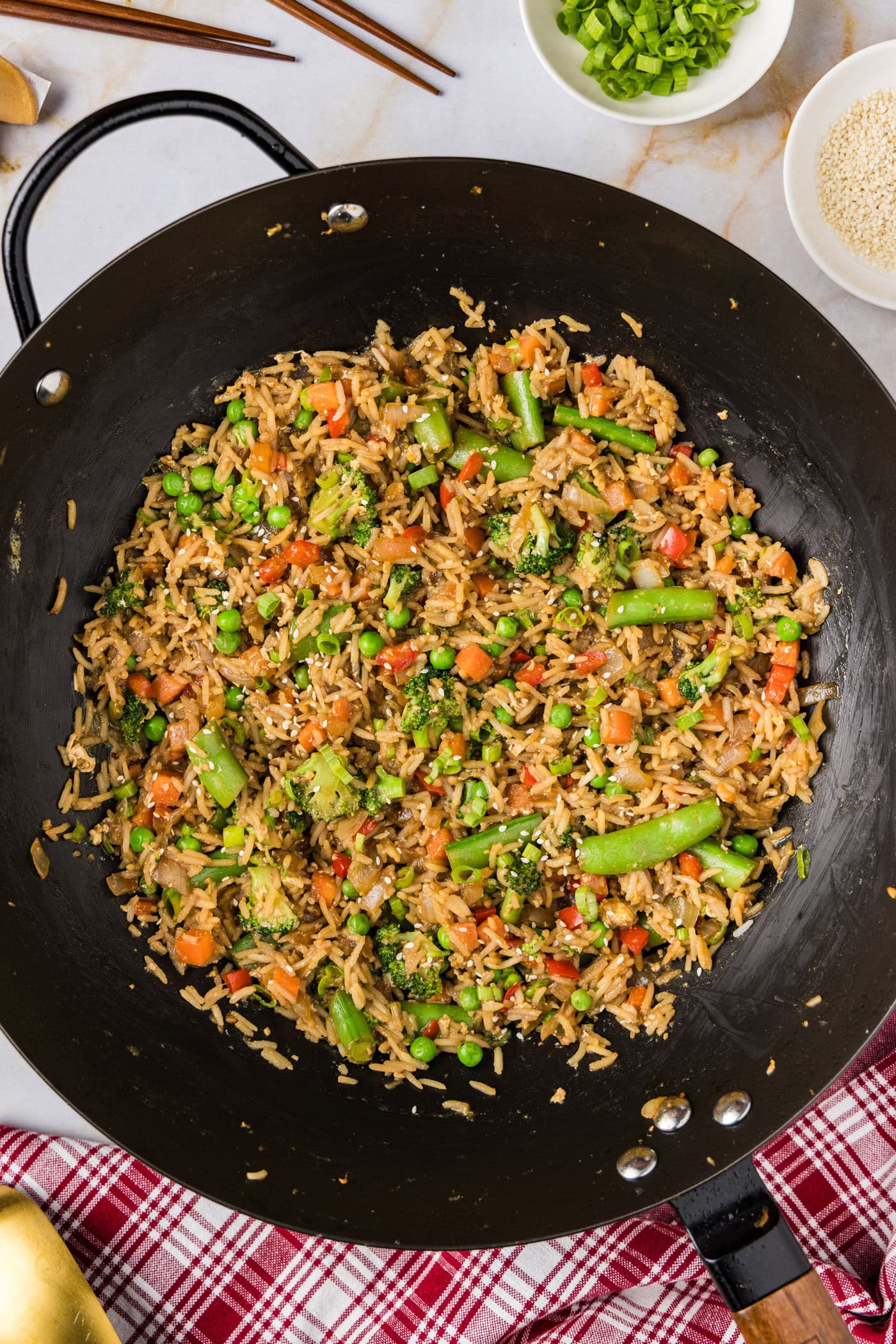 Vegetable Fried Rice - Amanda's Cookin' - Vegetables
