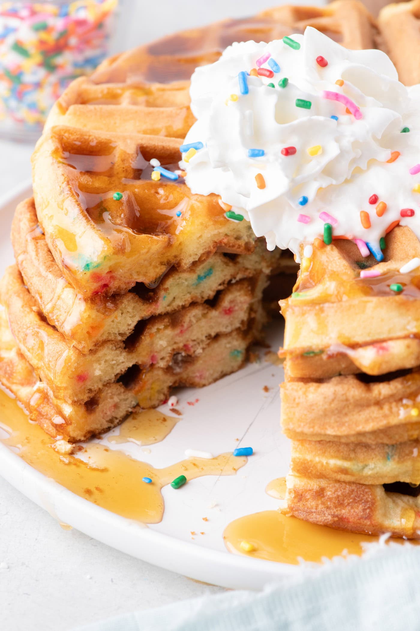 Cake Mix Waffles - Amanda's Cookin' - Pancakes, Waffles & French Toast