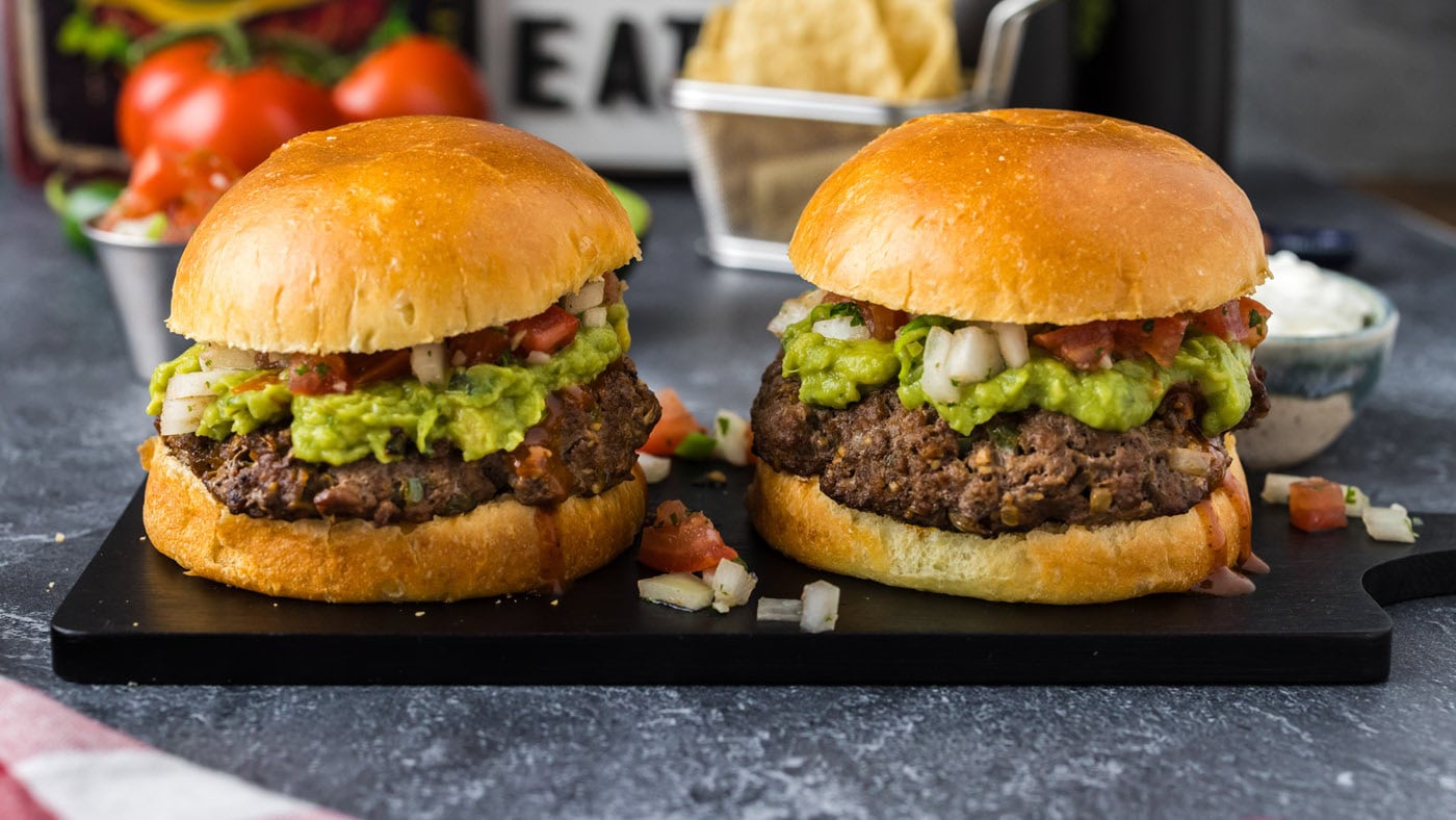 Taco Burger - Amanda's Cookin' - Ground Beef