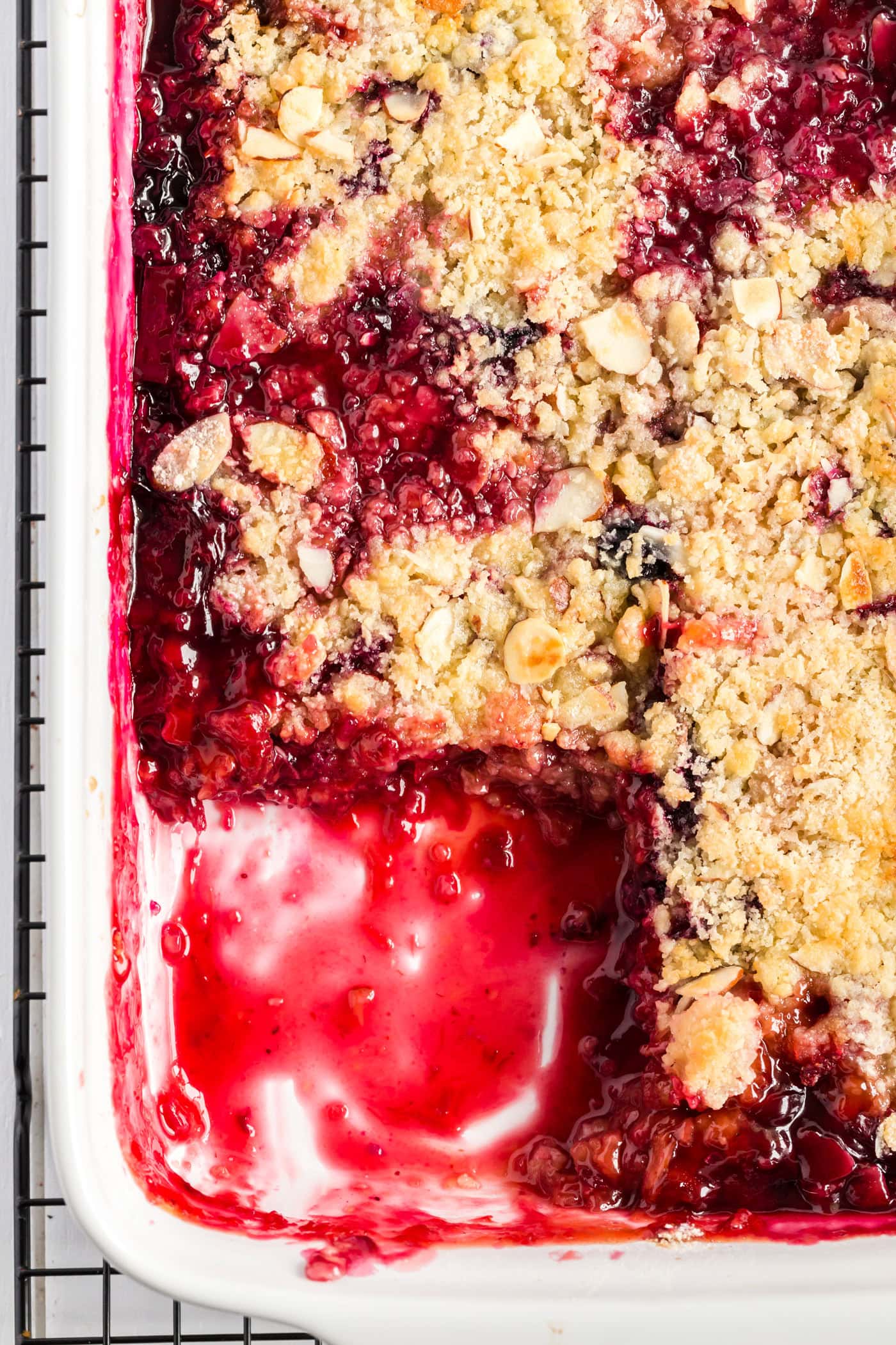 Prize Winning Rhubarb Crumble - Amanda's Cookin' - Cobblers & Crisps