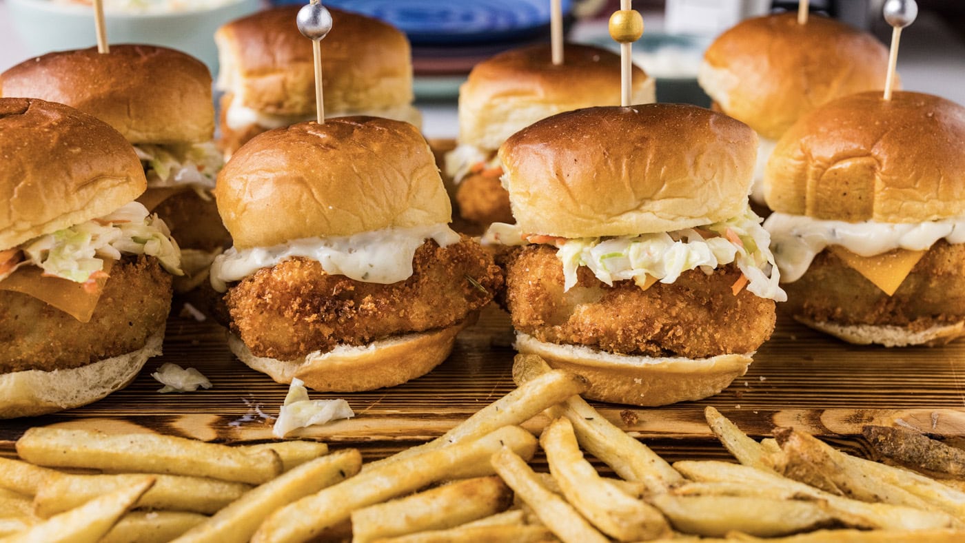 Fish Sliders - Amanda's Cookin' - Fish & Seafood