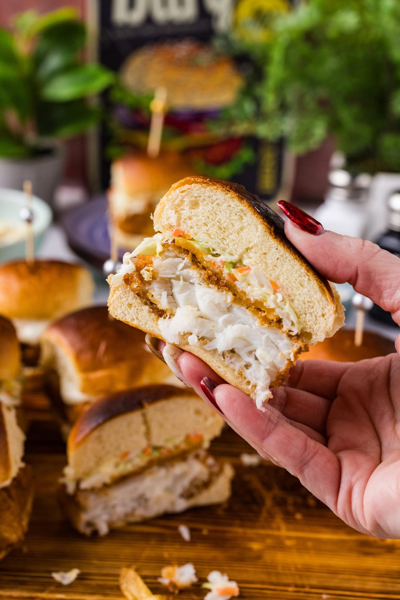 Fish Sliders - Amanda's Cookin' - Fish & Seafood