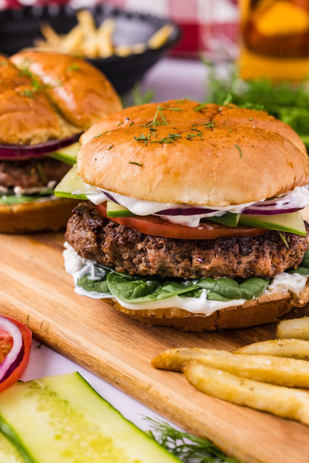 Lamb Burgers - Amanda's Cookin' - Lamb