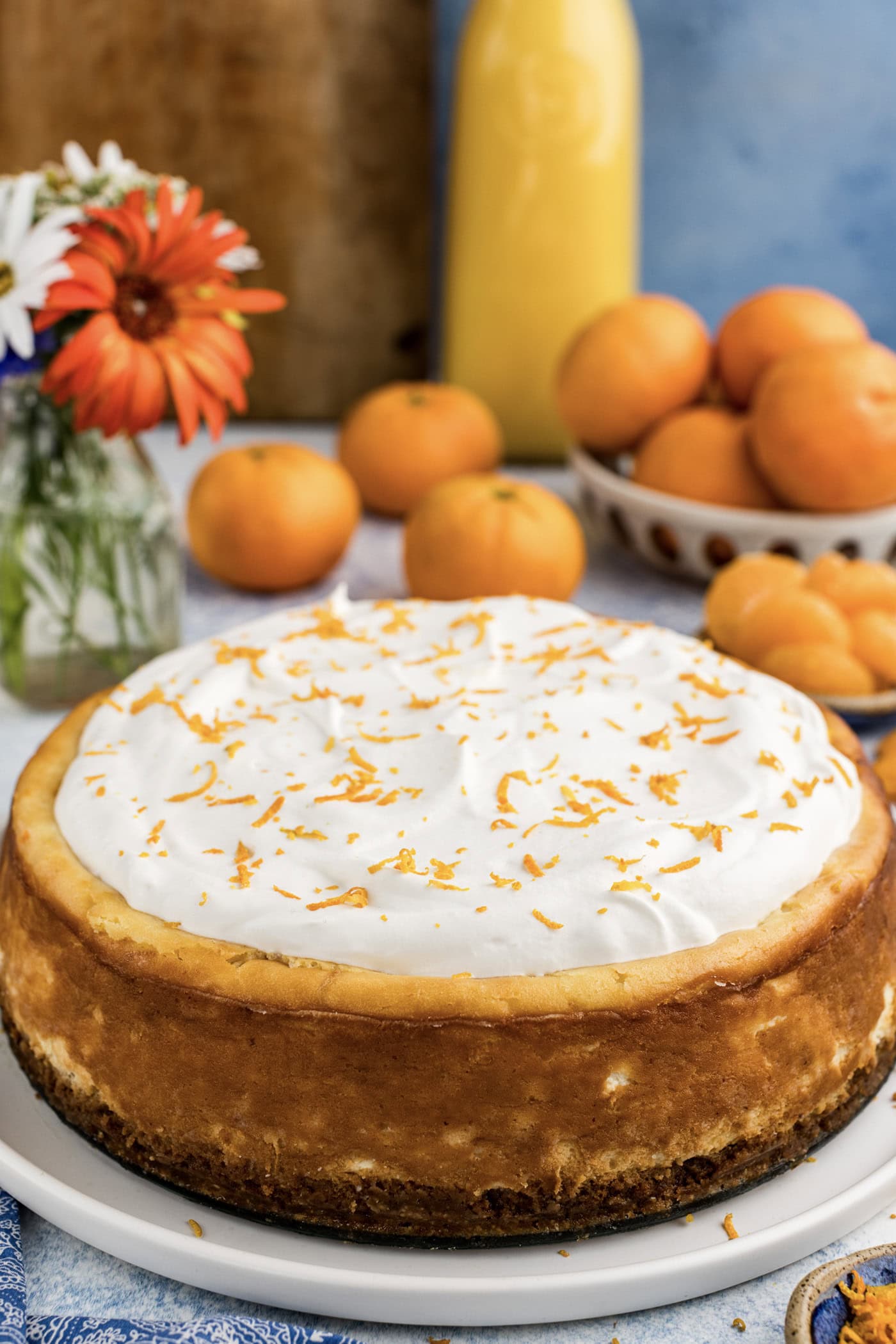 Mandarin Orange Cheesecake - Amanda's Cookin' - Cheesecakes