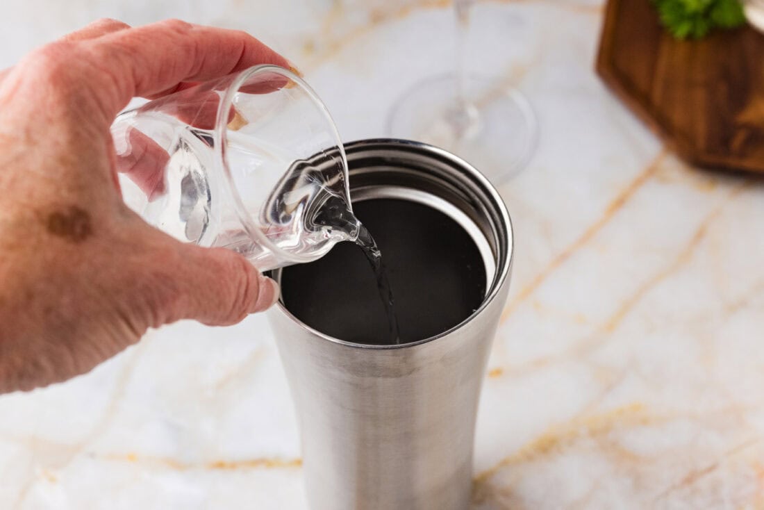 Dirty Greek Martini - Amanda's Cookin' - Cocktails