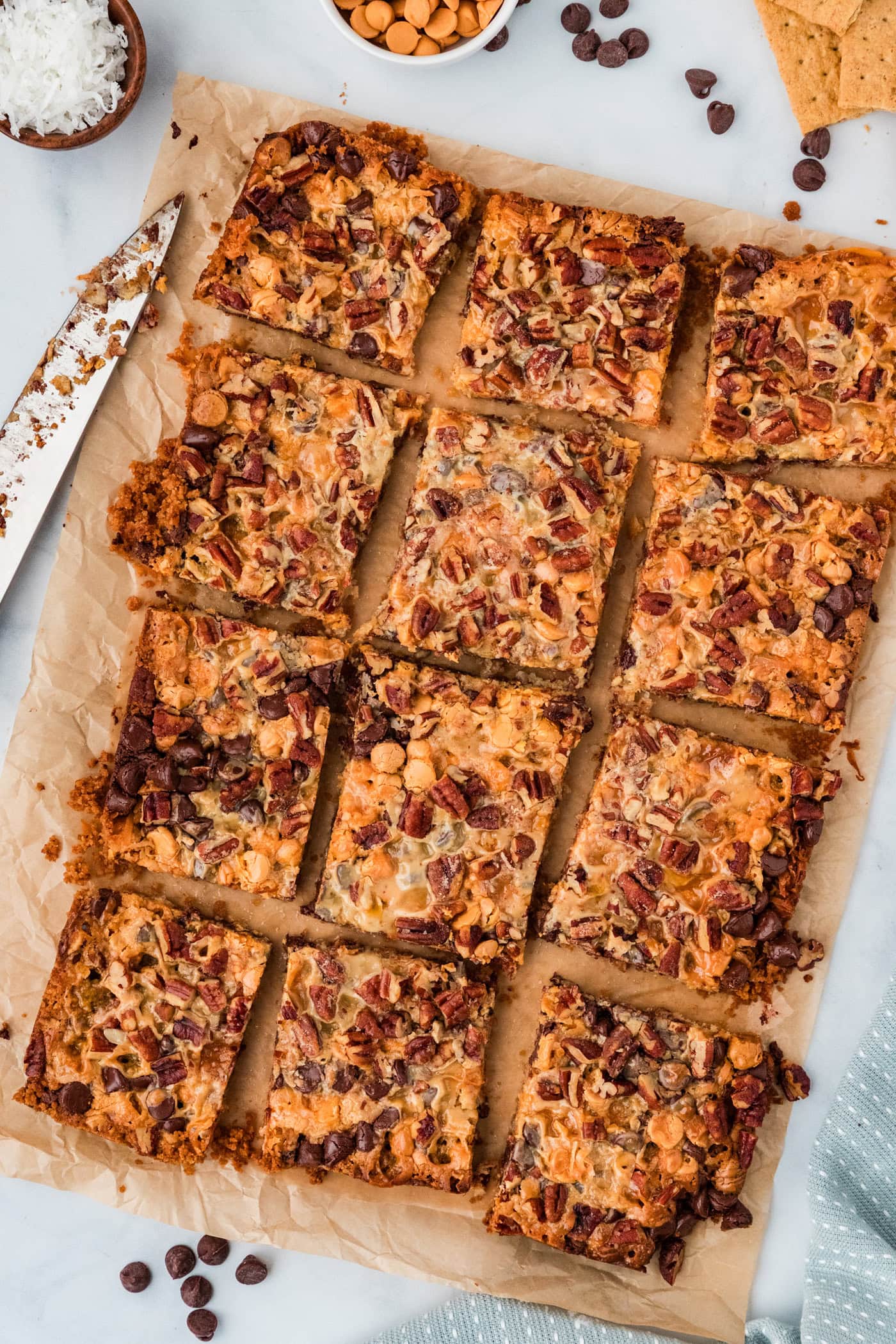 Magic Bars - Amanda's Cookin' - Cookies, Brownies, & Bars