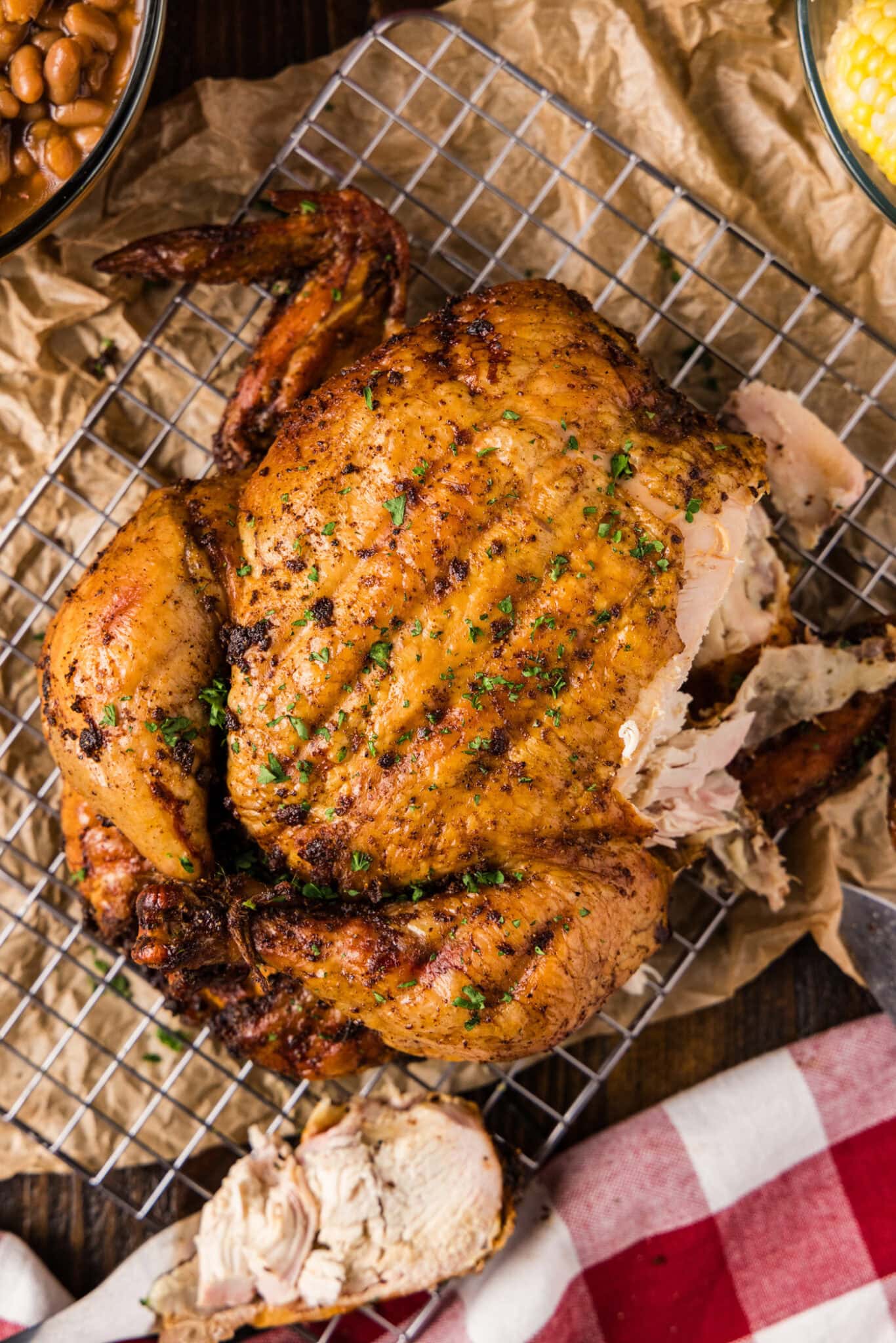 Smoked Chicken - Amanda's Cookin' - Chicken & Poultry
