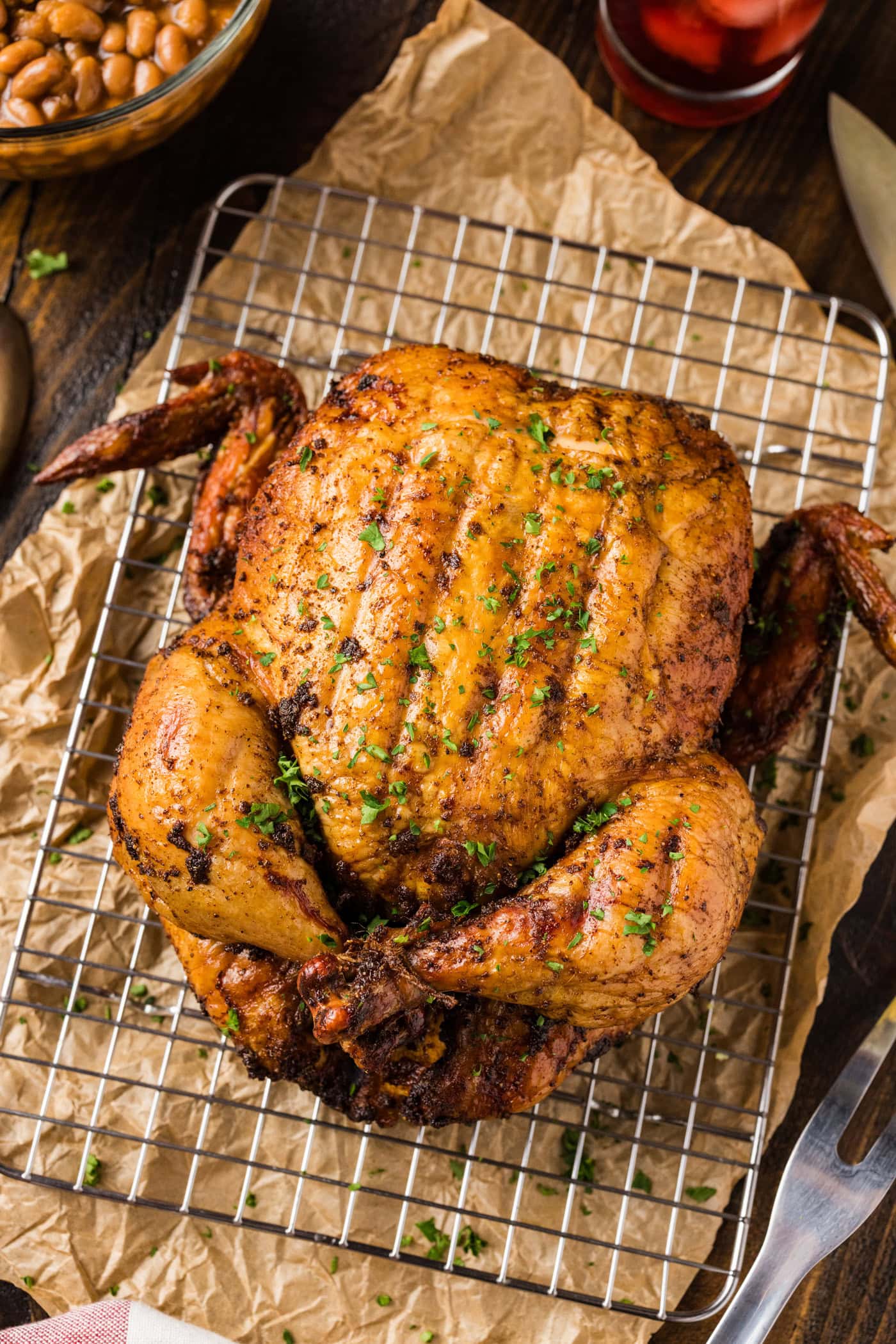 Smoked Chicken - Amanda's Cookin' - Chicken & Poultry