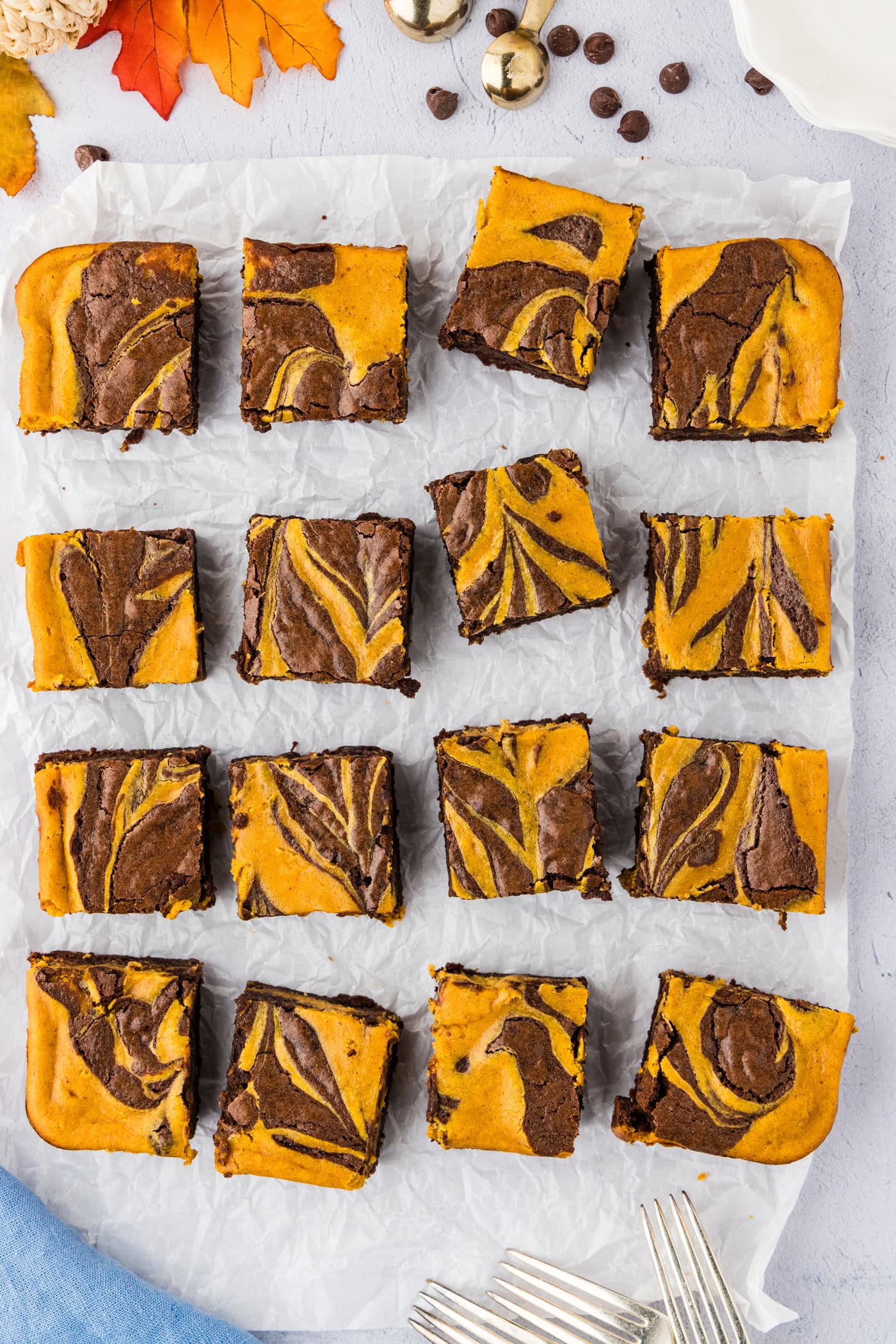 Pumpkin Cheesecake Brownies - Amanda's Cookin' - Cookies, Brownies, & Bars