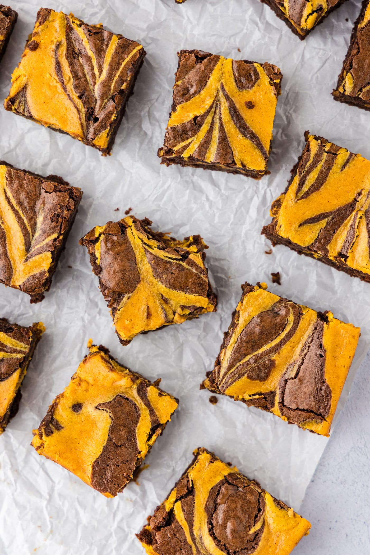 Pumpkin Cheesecake Brownies - Amanda's Cookin' - Cookies, Brownies, & Bars