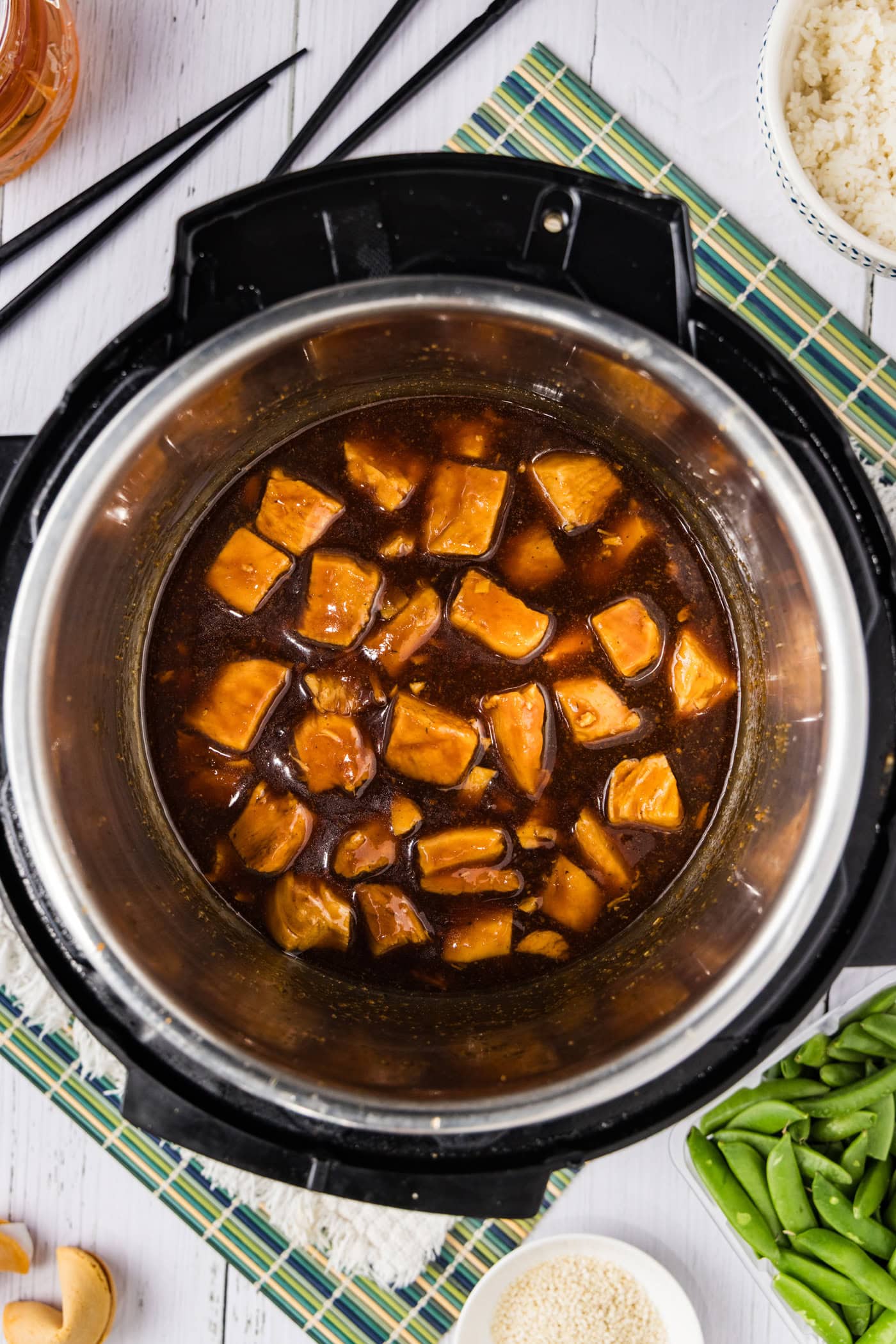 Instant Pot Honey Garlic Chicken - Amanda's Cookin' - Chicken & Poultry