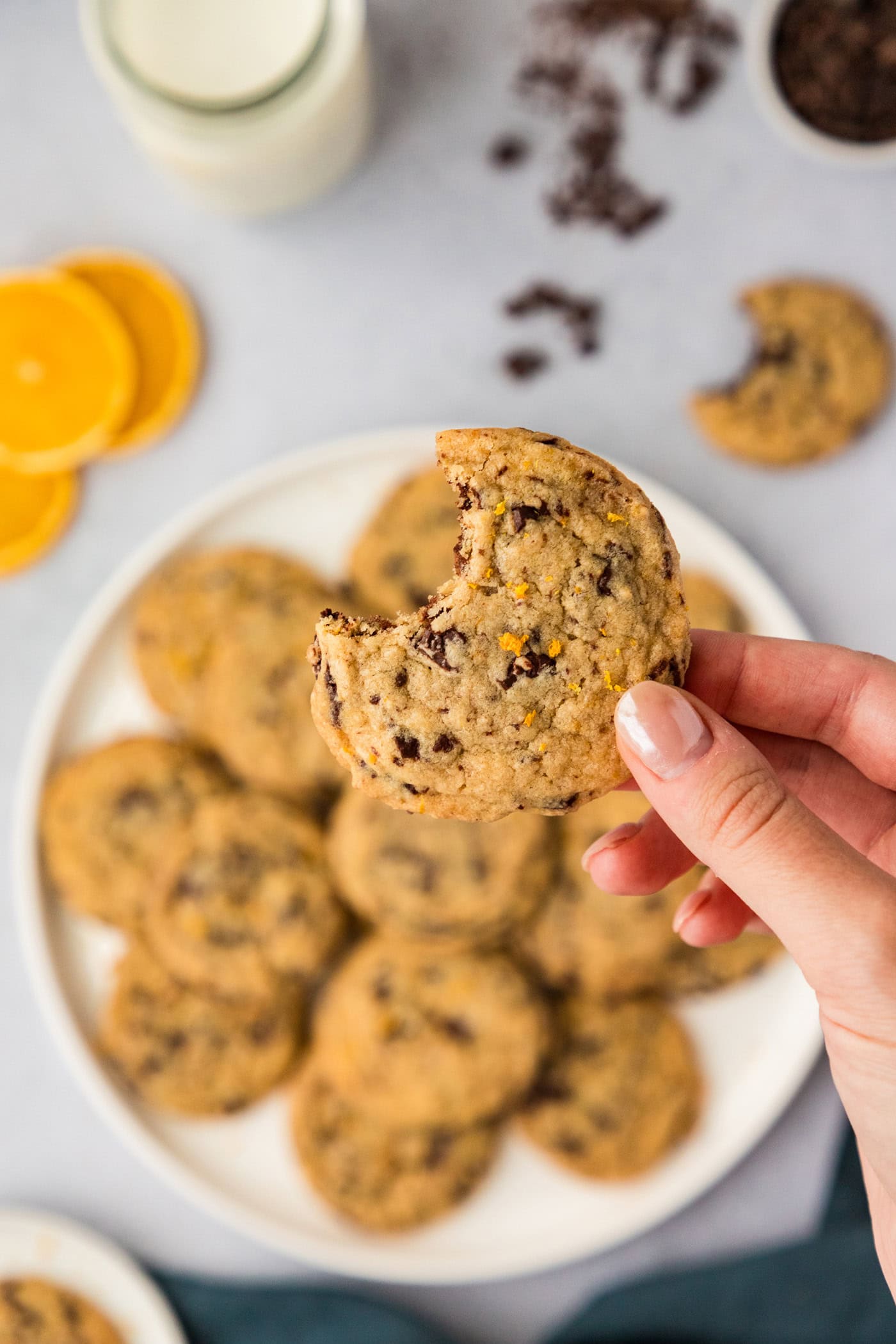 Orange Chocolate Chip Cookies - Amanda's Cookin' - Cookies, Brownies ...