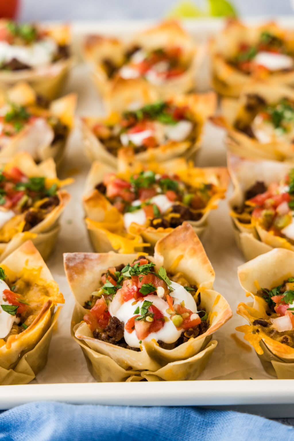 Taco Cups - Amanda's Cookin' - Apps & Finger Foods