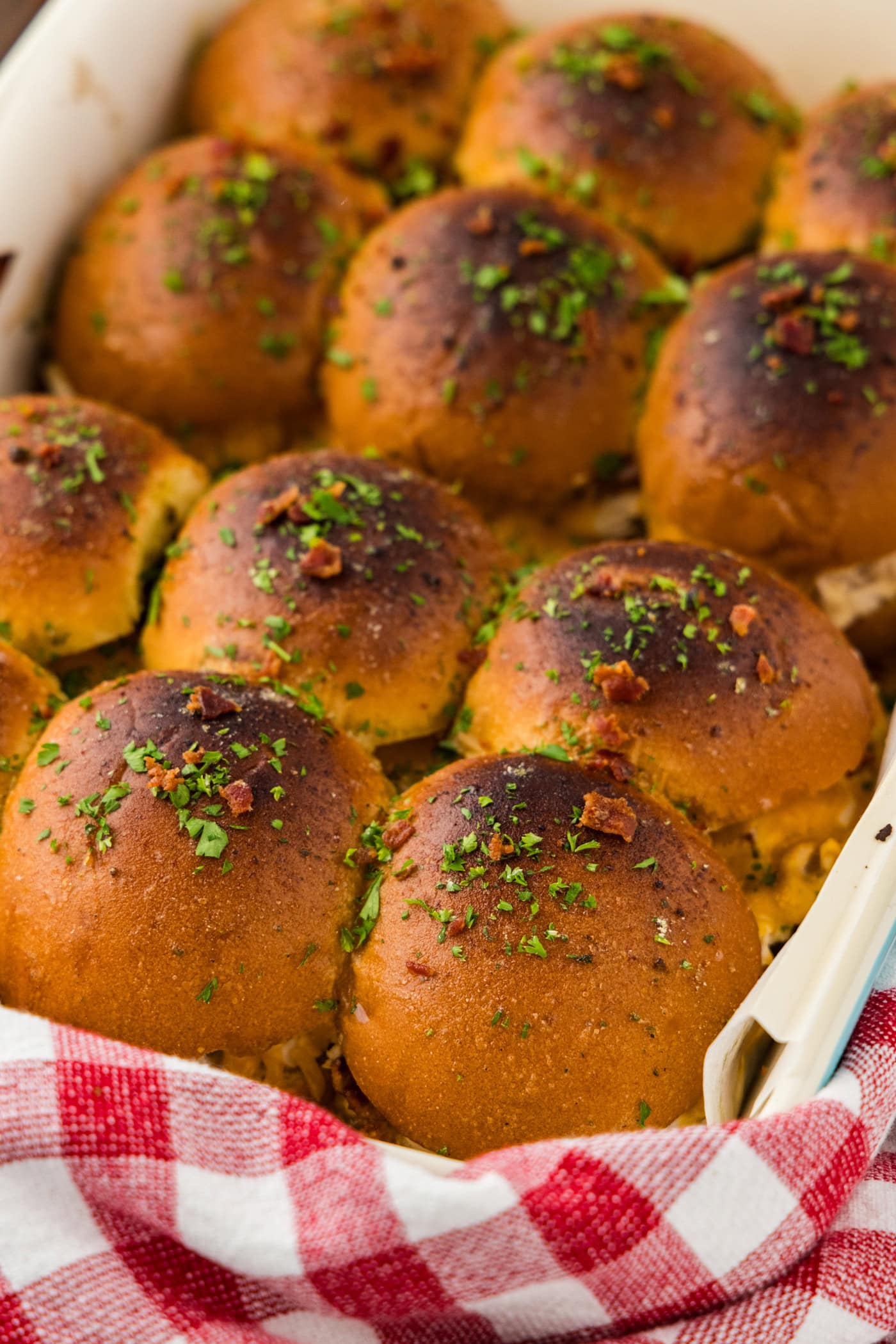 Chicken Bacon Ranch Sliders - Amanda's Cookin' - Apps & Finger Foods